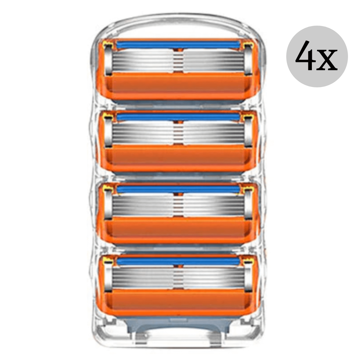 4x Scheermesjes - Compatibel met Gillette Fusion Scheermes (5 blades ...